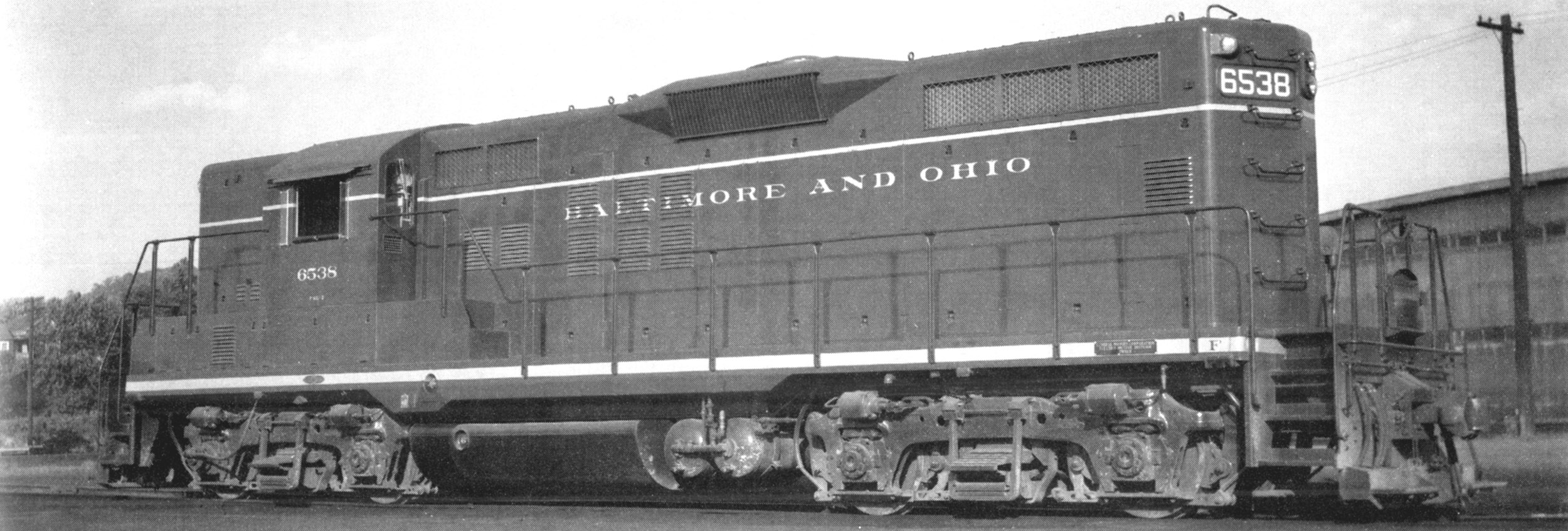 Lanes Trains S Scale B&O GP9 6541