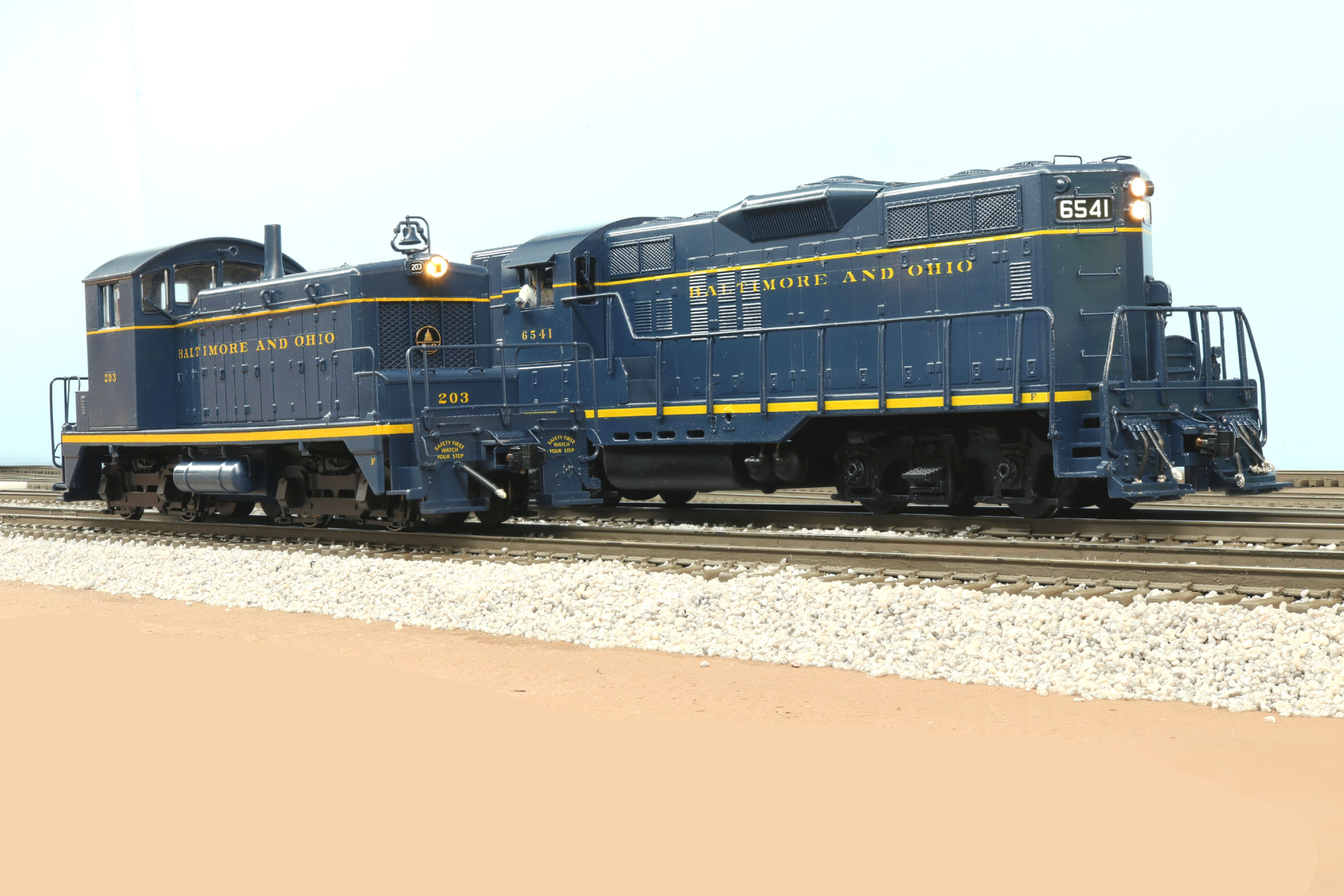 Lanes Trains S Scale B&O GP9 6541