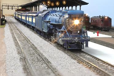 Lanes Trains S Scale CNJ Blue Comet Train